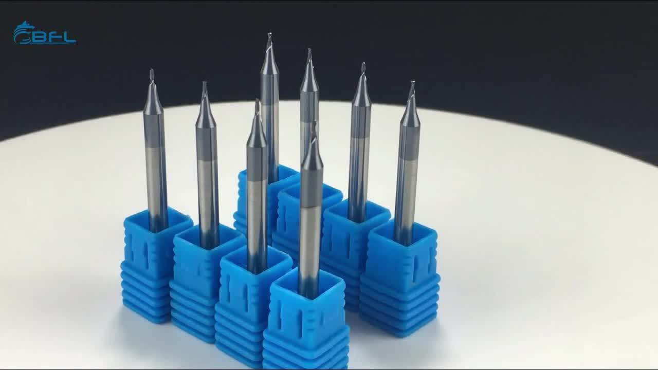Bfl Carbide Cutting Tools Endmill 0.1mm Solid Carbide Micro End Mill 0 ...