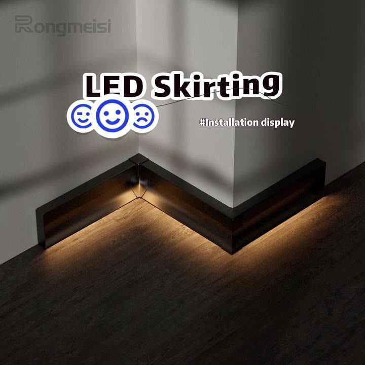 Guaranteed Led Floor Baseboard Skirting Board Aluminum Alloy Tile ...