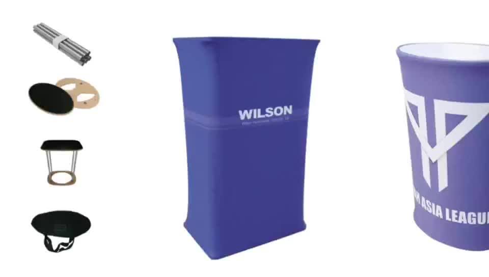 Curved Exhibition Booth Table Pop Up Promotion Counter,Display Table ...