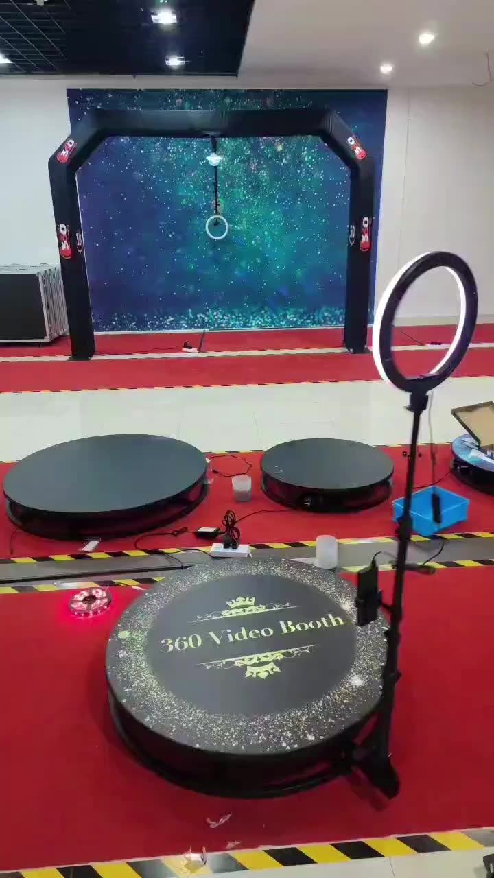 Automatic Rotating 3D Adjustable Rotating Round 360 Degree Party Video ...