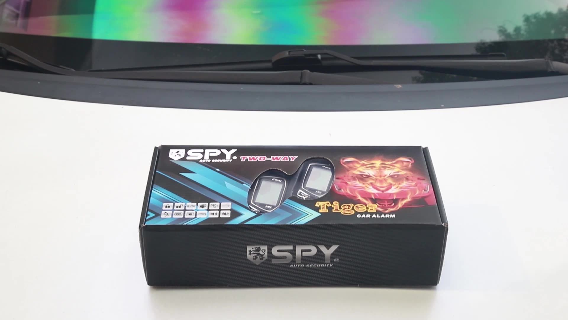 Dc 12v Optional Spy Smart Key 2 Way Lcd Car Alarm System - Buy Smart ...