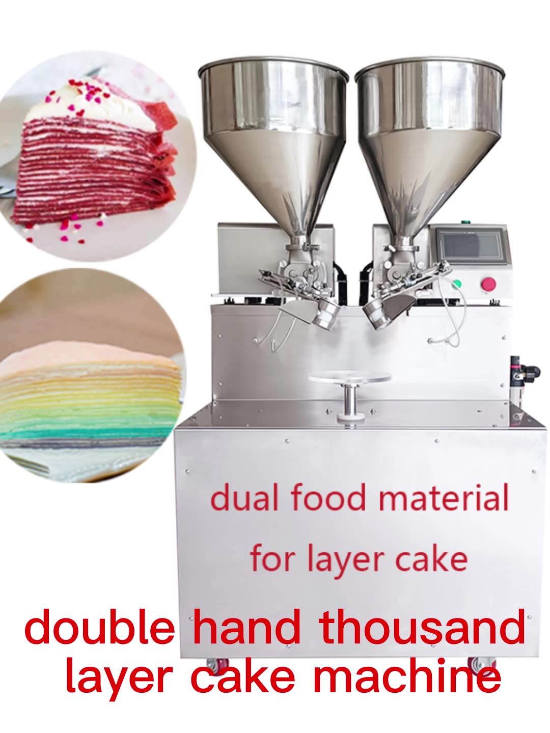 Wafer Bread Cream Spreading Machine/bakery Cake Ice Cream Chocolate ...