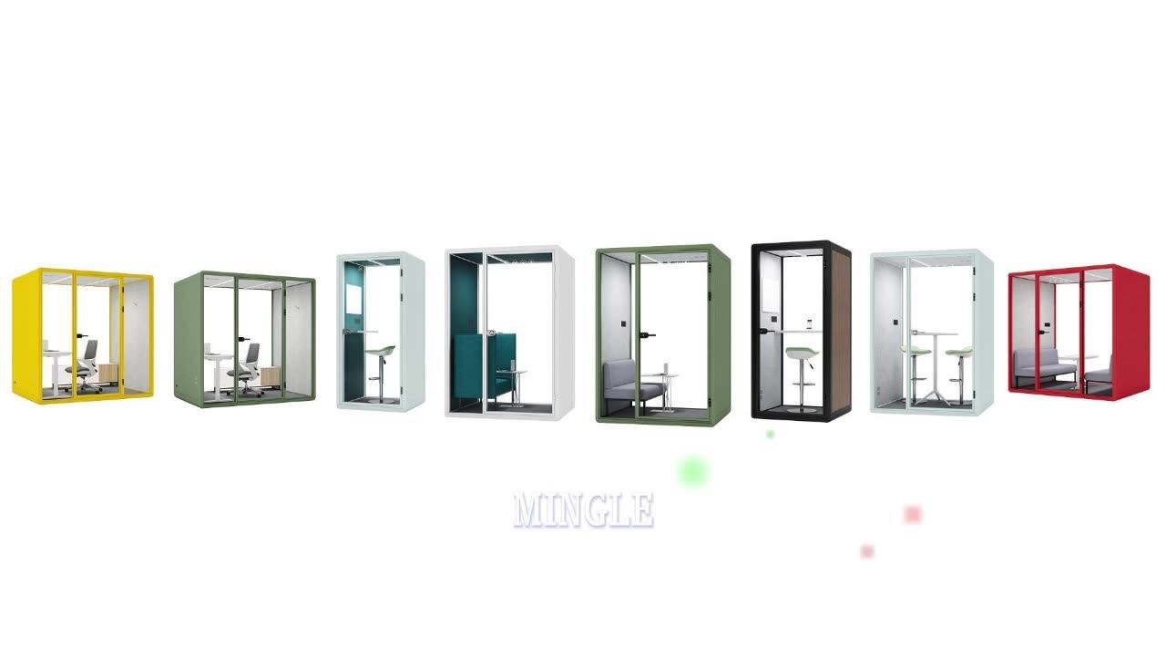 Office Pod Booth Movable Office Booth For Work Privacy Pod Soundproof ...