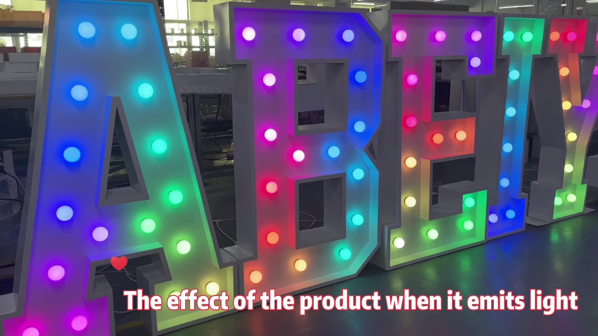 4ft Light Up Numbers Giant Led Alphabet Letters Marquee Letters Led ...