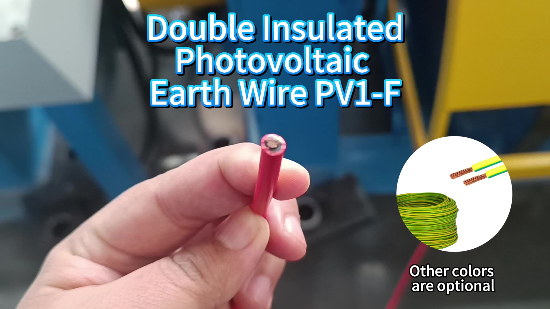Tuv Approval Dc Pv Double Insulated Photovoltaic Earth Wire Pv1-f 2.5mm 4mm 6mm 10mm2 For Solar ...