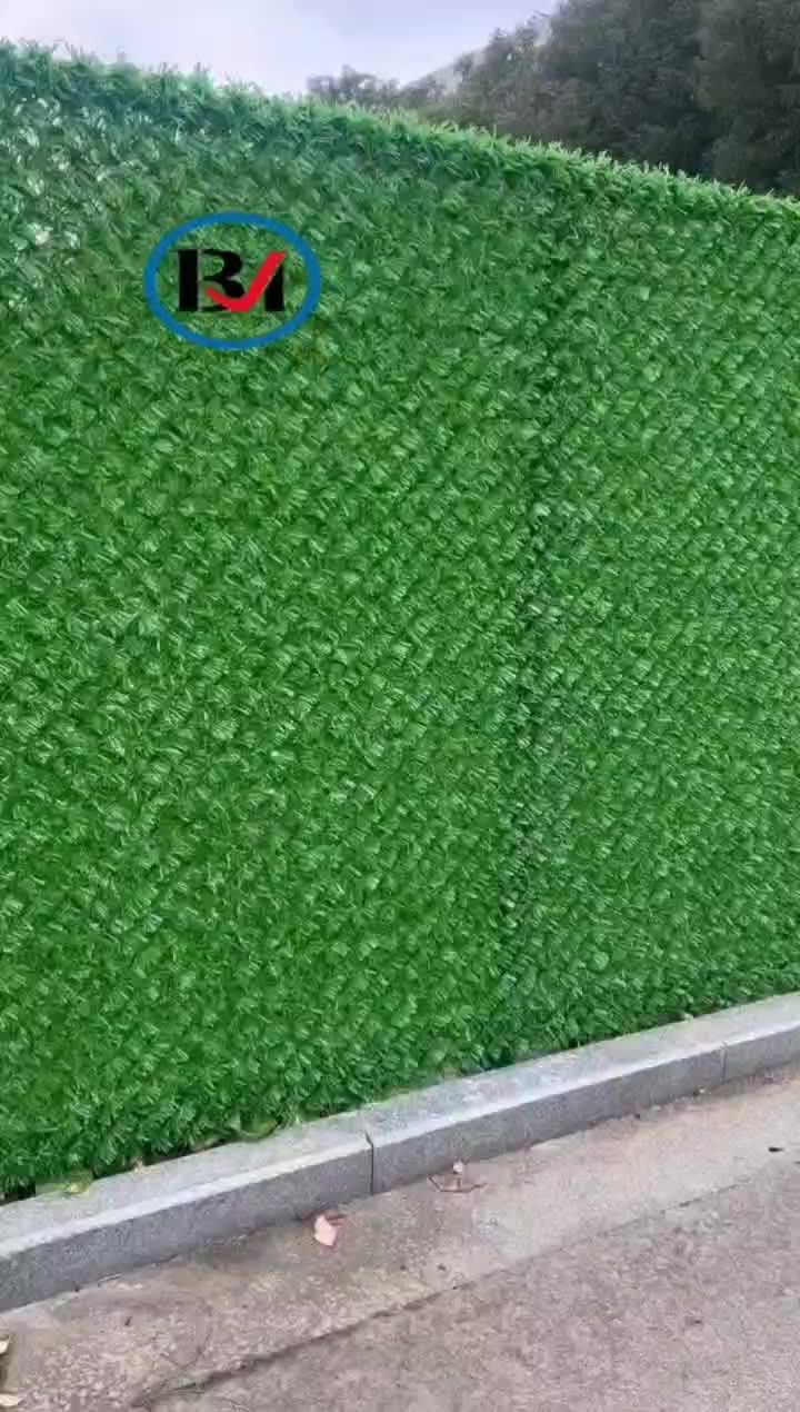 Outdoor Shelter Privacy Protect Green Grass Hedge Roll Artificial Grass ...