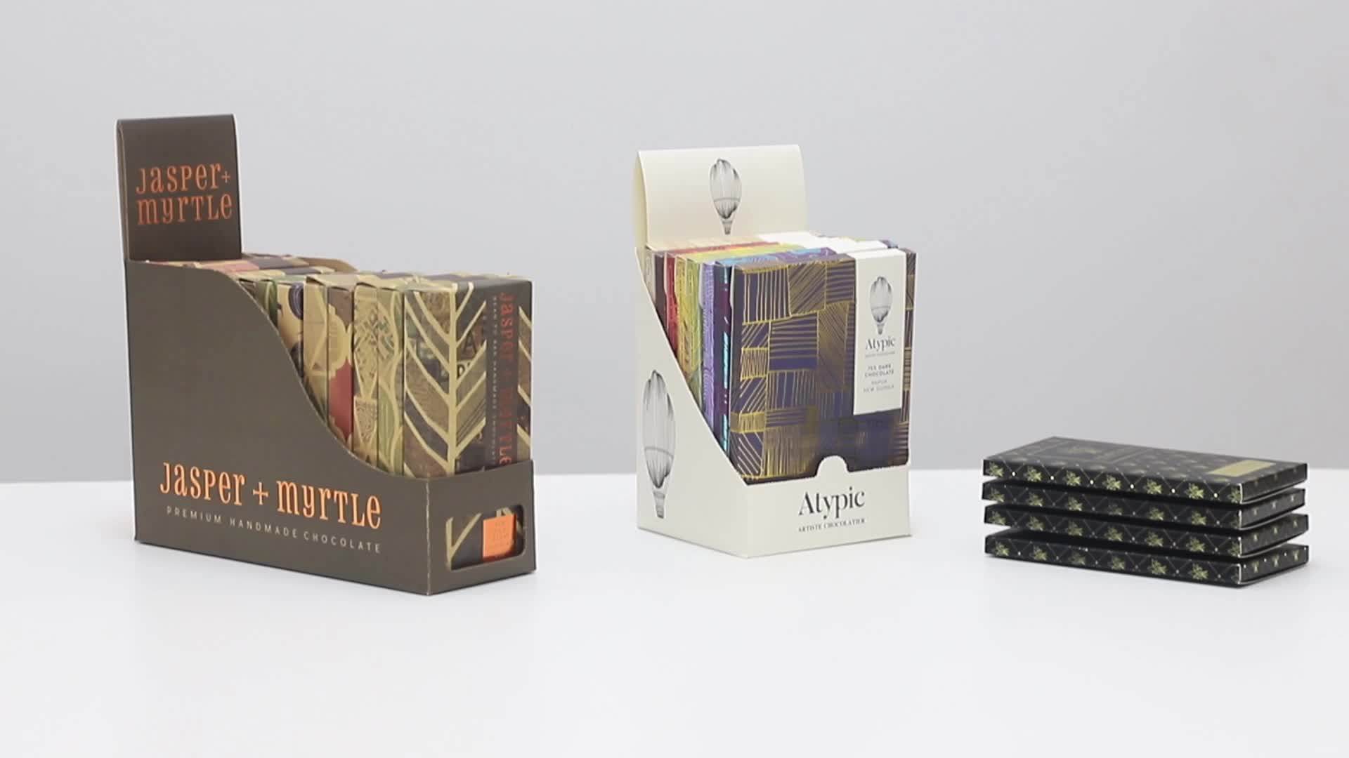 Custom Eco Friendly Chocolate Bar Packaging Tablet Kraft Paper Box ...