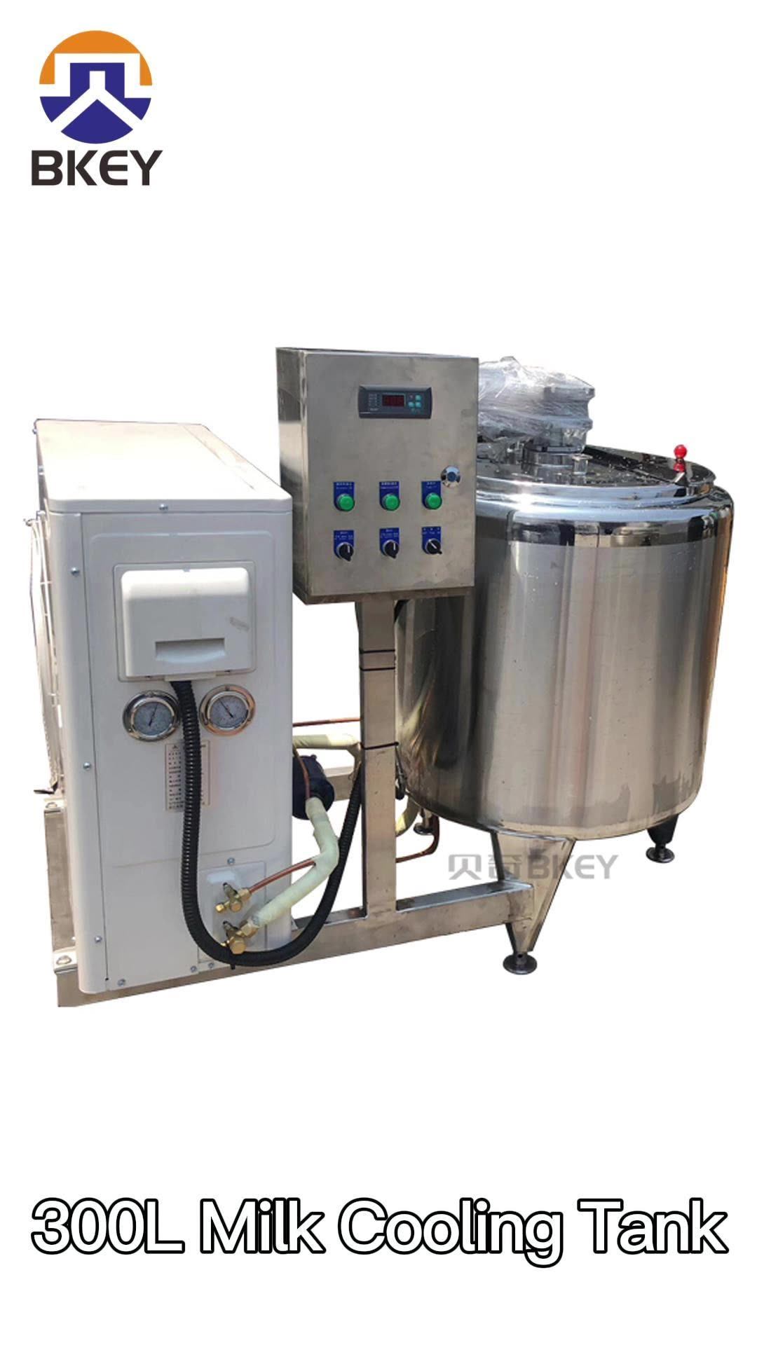 Stainless Steel Milk Cooler Tank 100 Liter Milk Cooling Tank With Agitator - Buy Small Milk ...