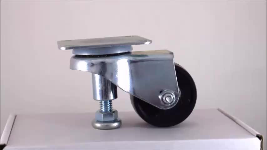 2.5-inch Tpr Caster Wheel With Adjustable Footings - Buy Industrial 2.5 ...