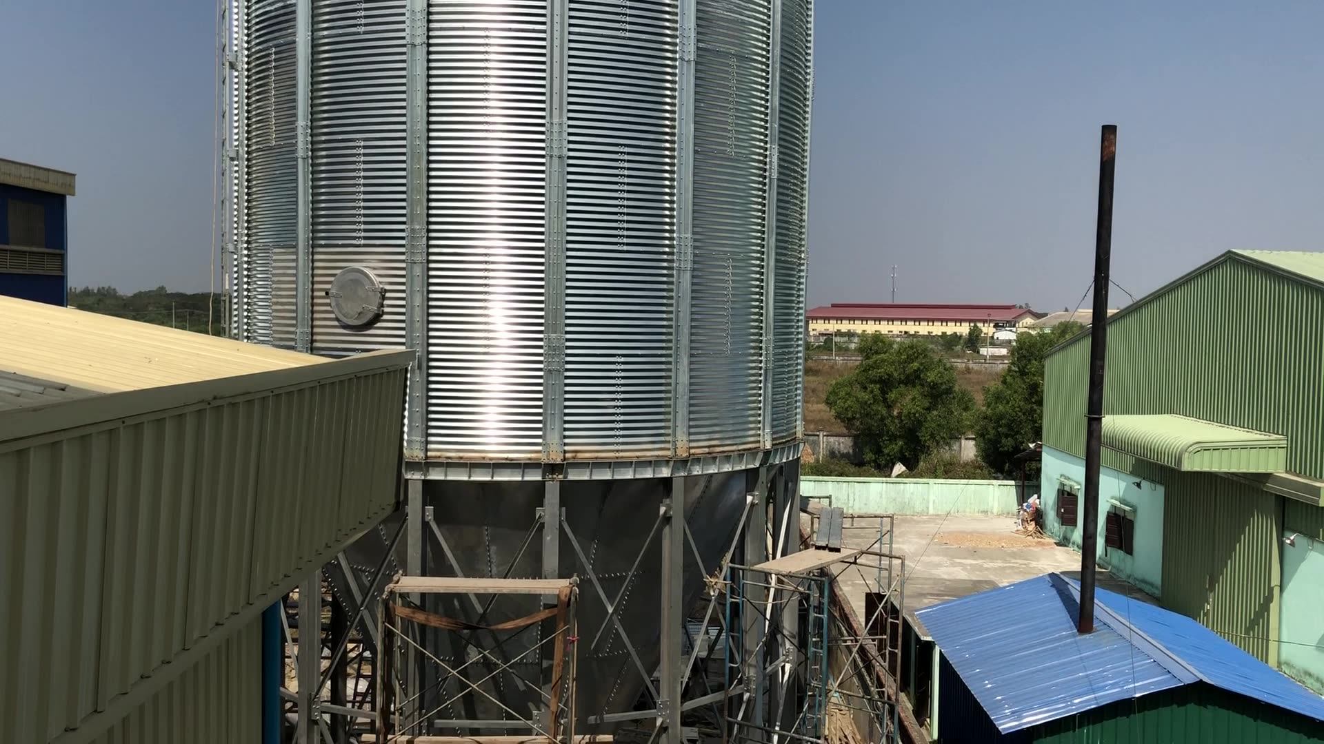 5000 Tons Farm Grain Storage Silo - Buy Grain Storage Silo,Grain Silo ...