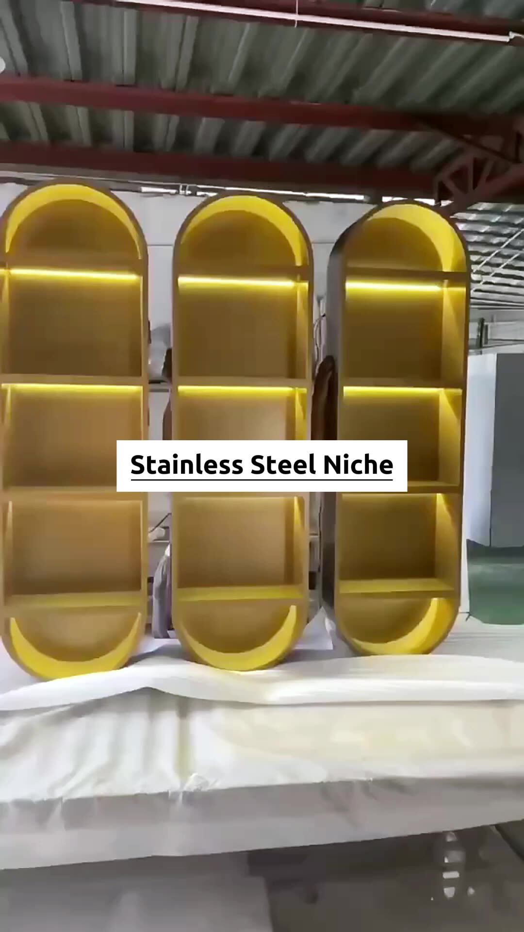 Stainless Steel Niche Insert Wall Mounted Stainless Steel Brushed ...