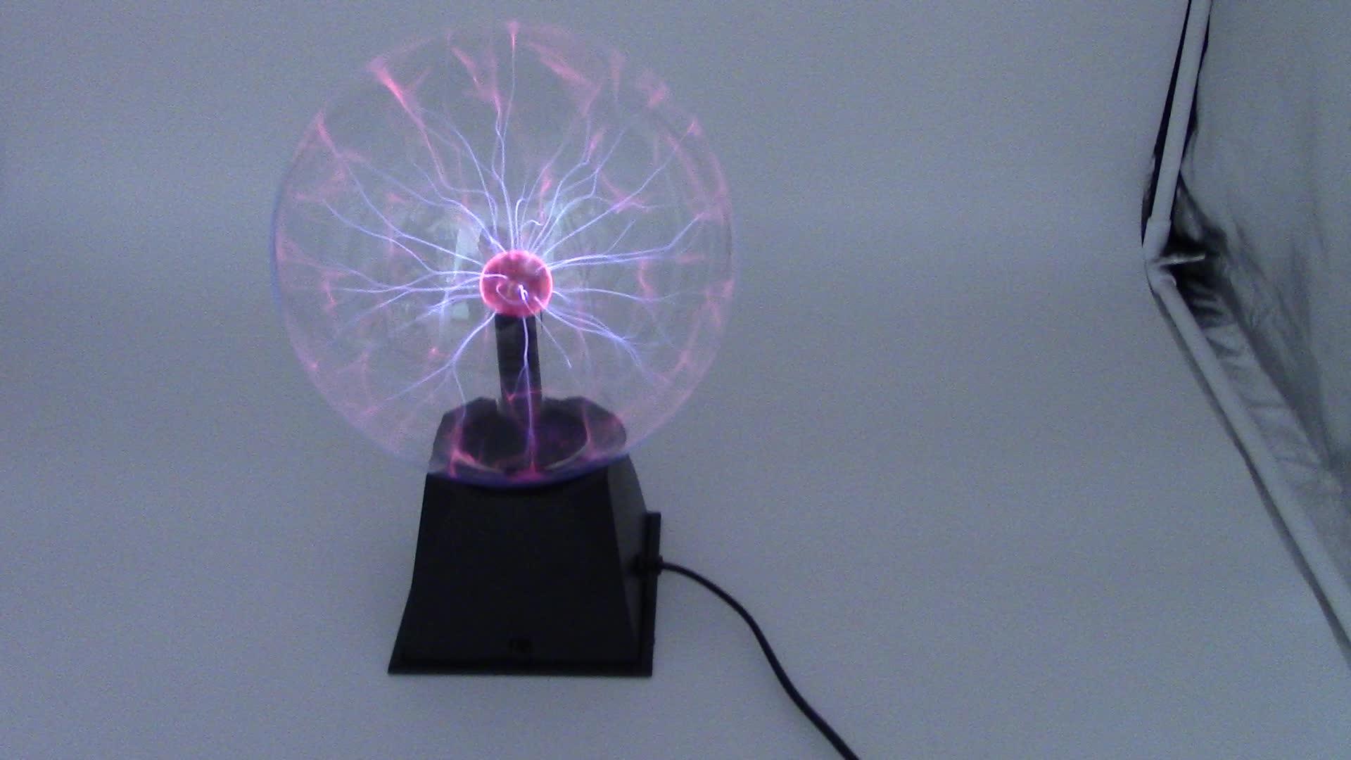 Gelsonlab Hspe-040 Plasma Ball Touch Sensitive 3 Inch Small Plasma Lamp ...
