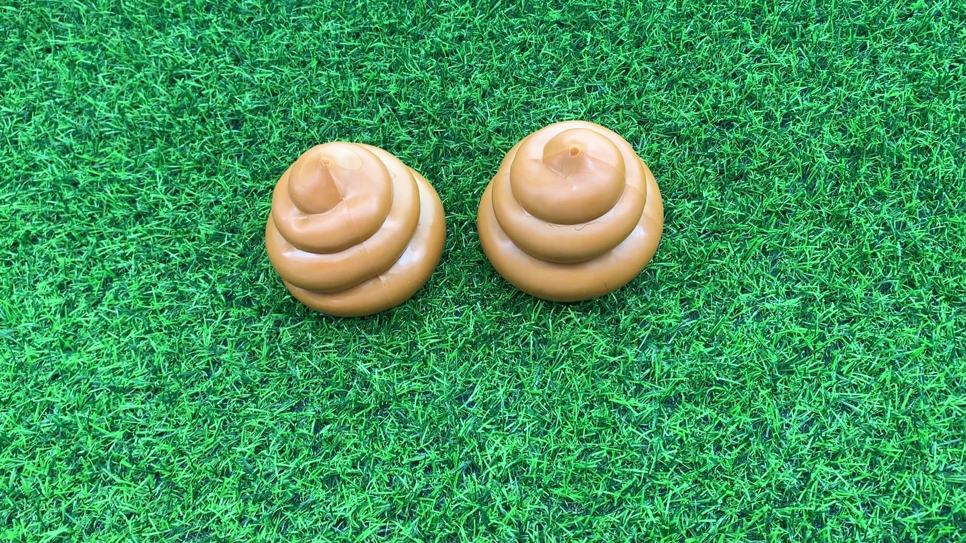 Brown Pink Poo Prank Toy Squeeze Ball Realistic Poop Tricky Toy - Buy ...