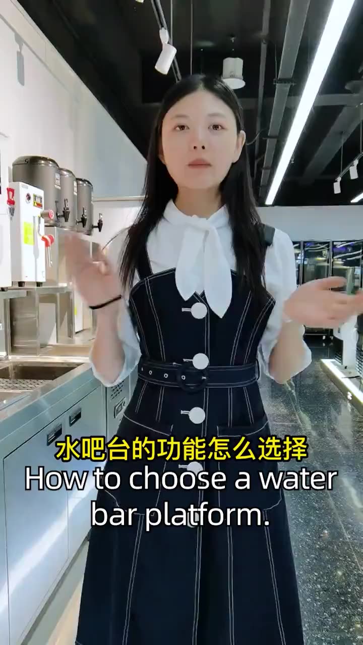 Hengzhi Bubble Tea Shop Counter With Full Set Milk Tea Machine Boba Tea Making Machine 304 ...