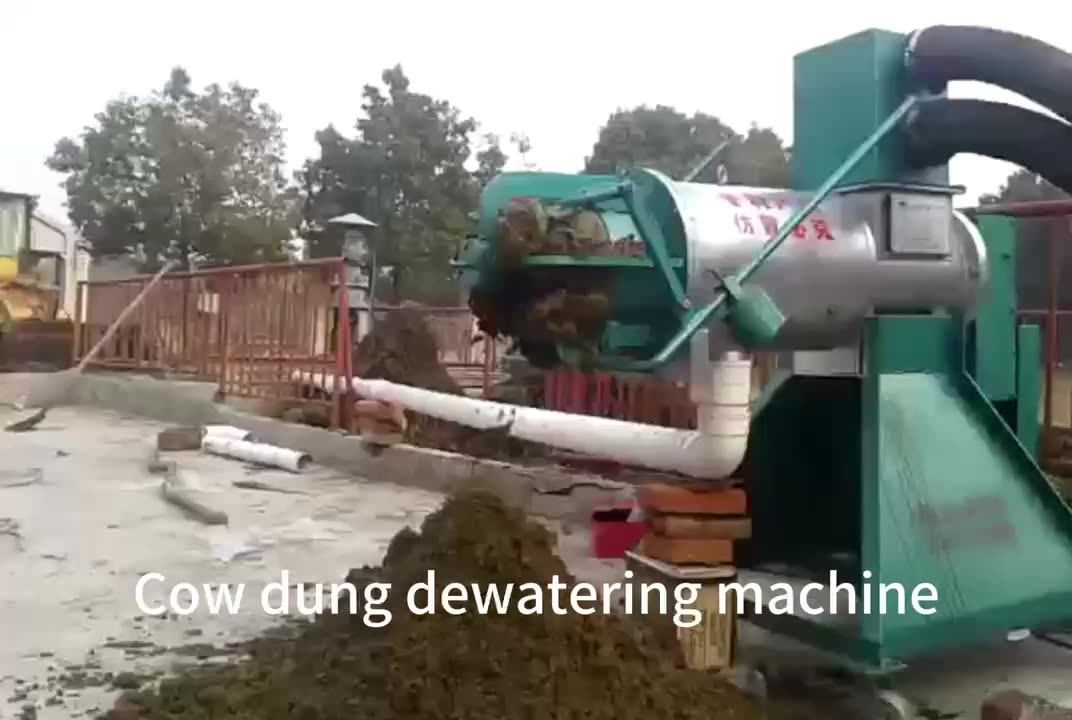 Factory Compost Manure Dryer Organic Fertilizer Granules Dryer Cow Dung ...