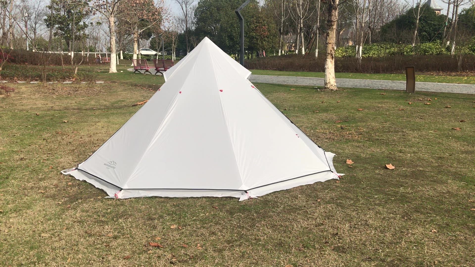 Mountaincattle Winter Tipi Tent Height 160 Cm One Pole Pyramid Shape ...