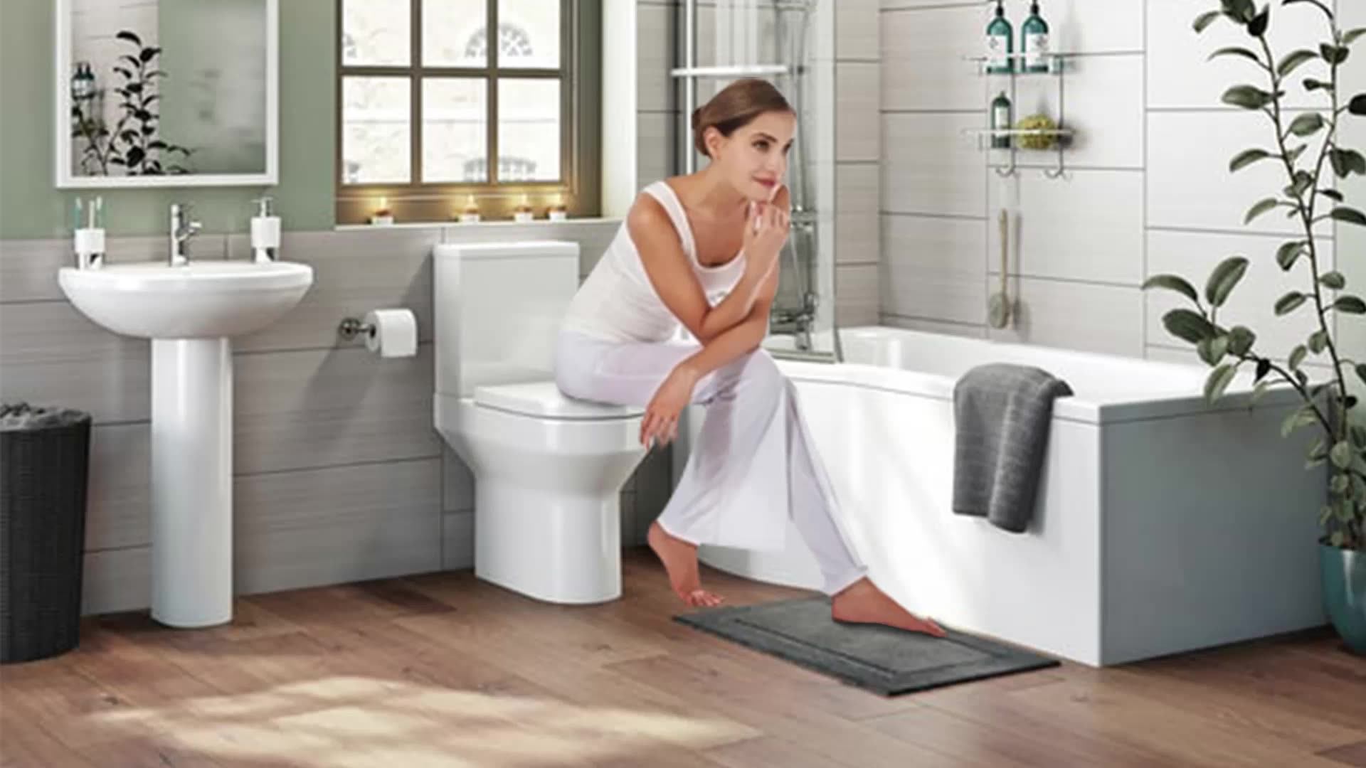 Jamban Lavatory Wash Basin Basins Washdown Two Piece Quality European ...