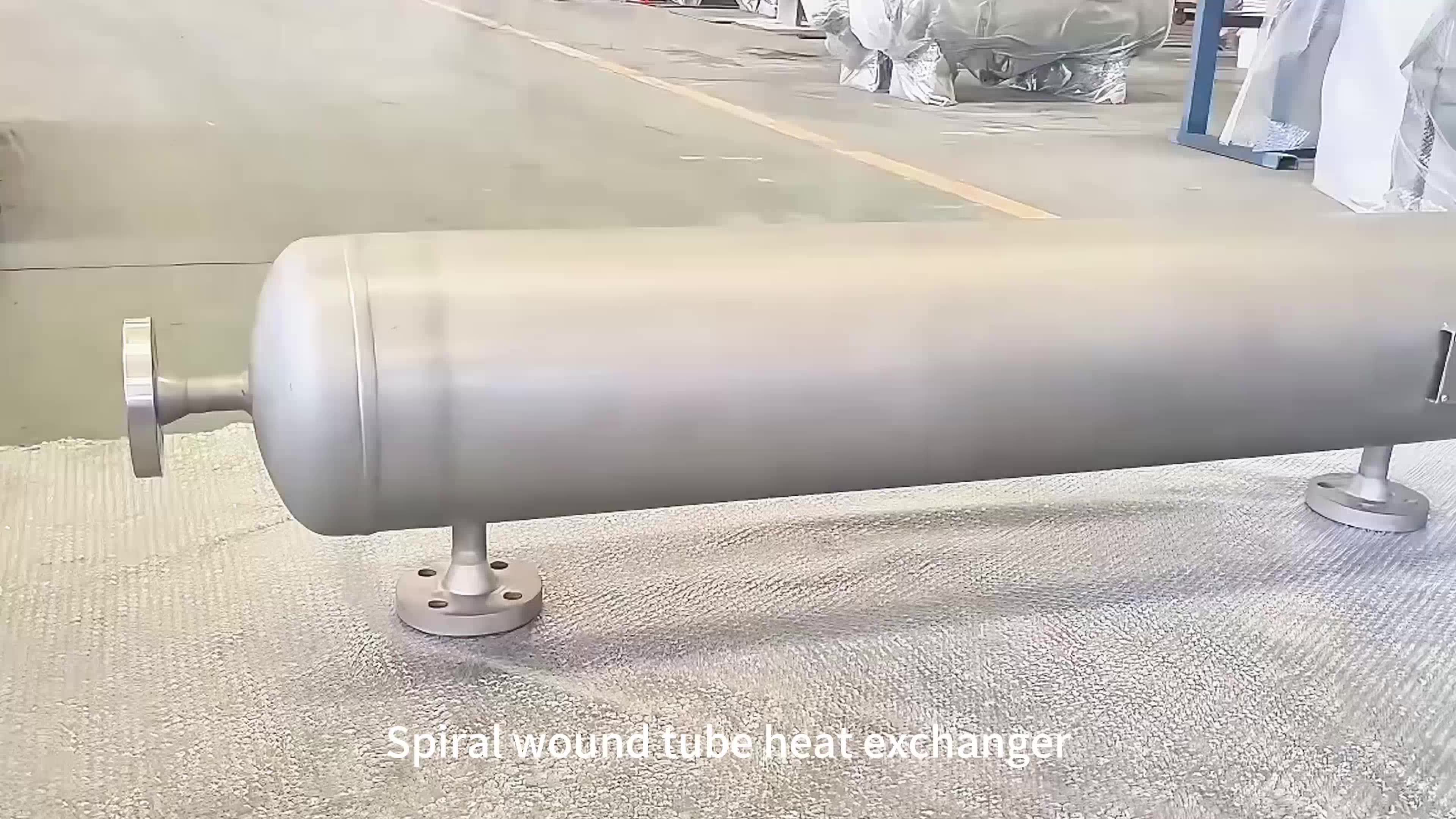Spiral Wound Tube Type Steam Condenser Heat Exchanger For Heat Exchange ...