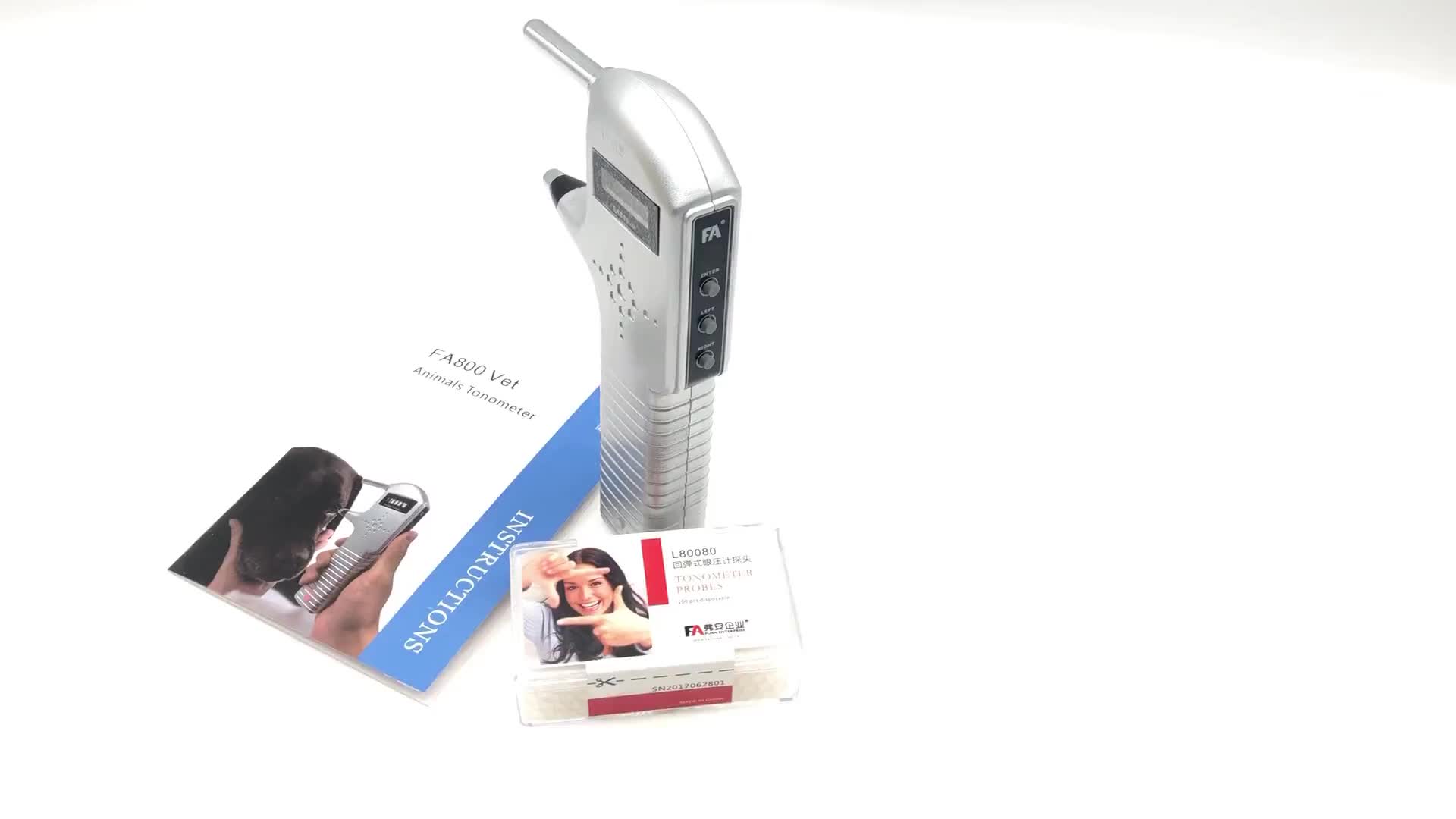 Veterinary Tonometer Portable Tonometer Fa-800vet Ophthalmic Instrument ...