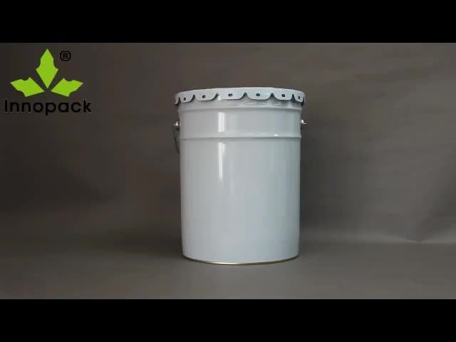 5 Gallon Metal Paint Can Open Head,20l Tin Pail With Lid&handle,Conical ...
