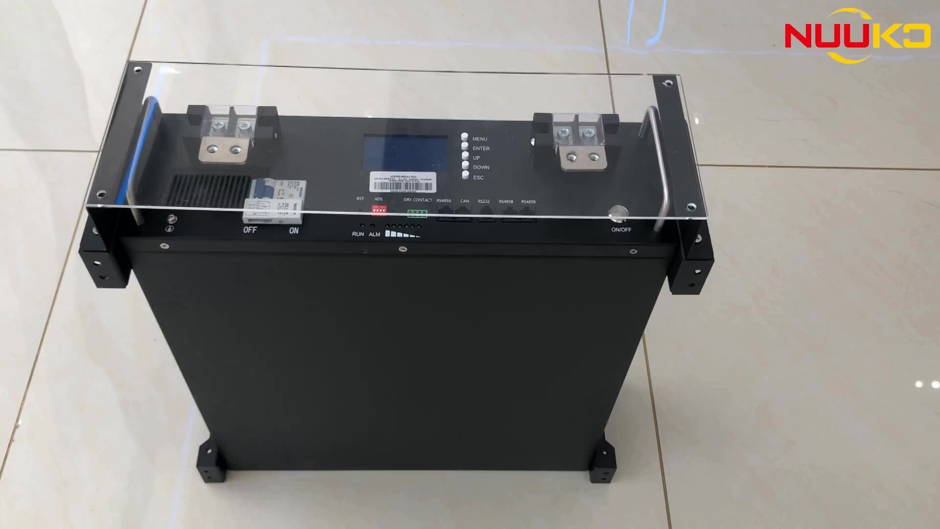 Nuuko 10year Warranty 6000 Cycles 51.2v 15kwh Solar Inverter Lithium ...