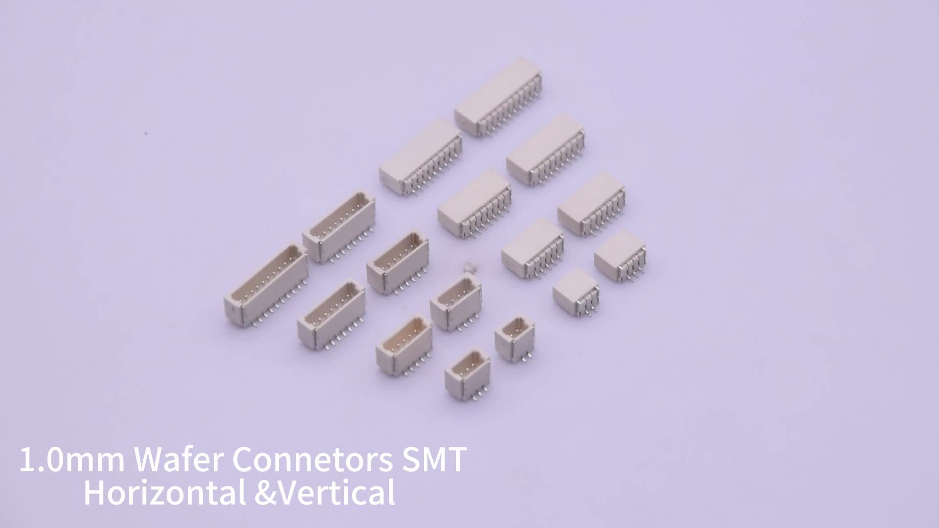 Gh1.25mm Pitch 2p-10p Vertical Smt Beige Wafer Header Connector With ...