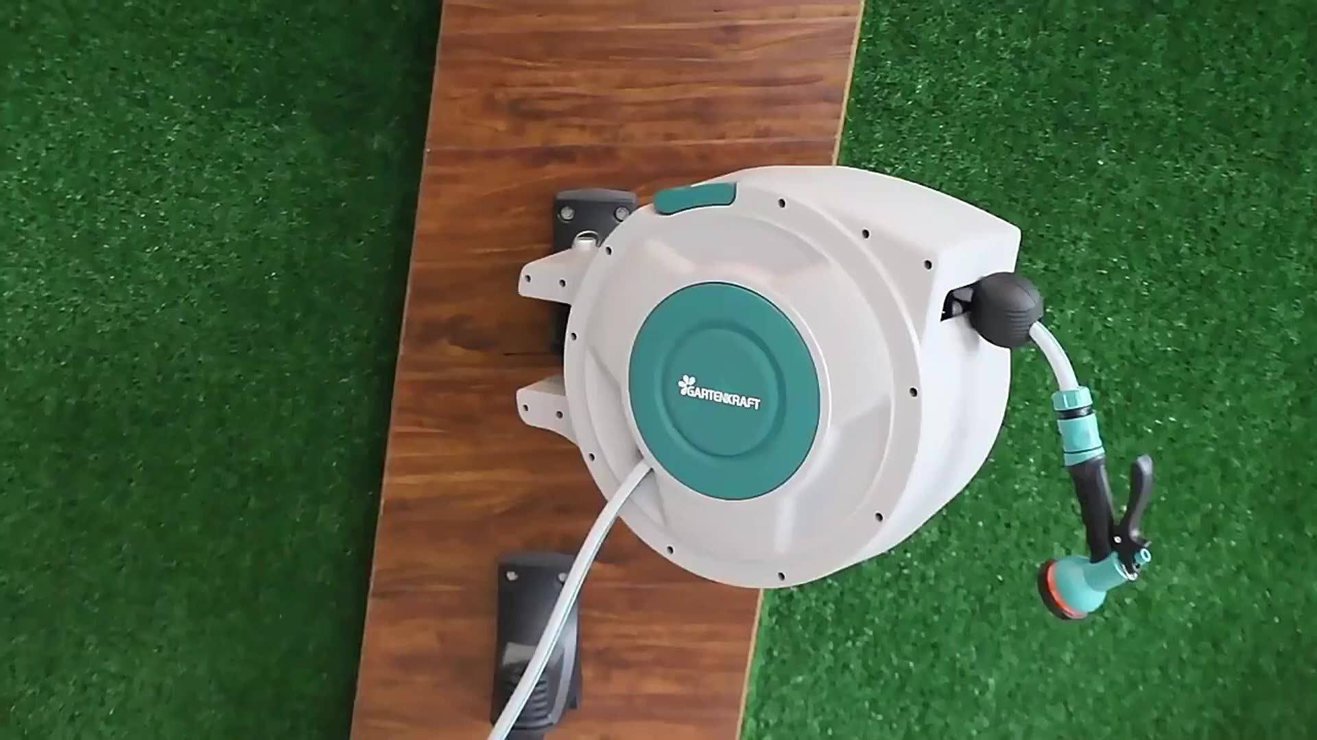 Gartenkraft 15m Customization Wall Mounted Automatic Retractable Water ...