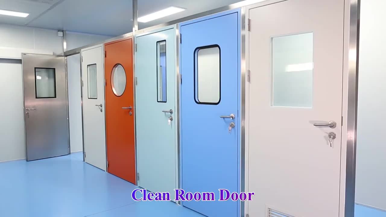 Hospital Clean Room Door Gmp Factory Customize Swing Steel Door For ...