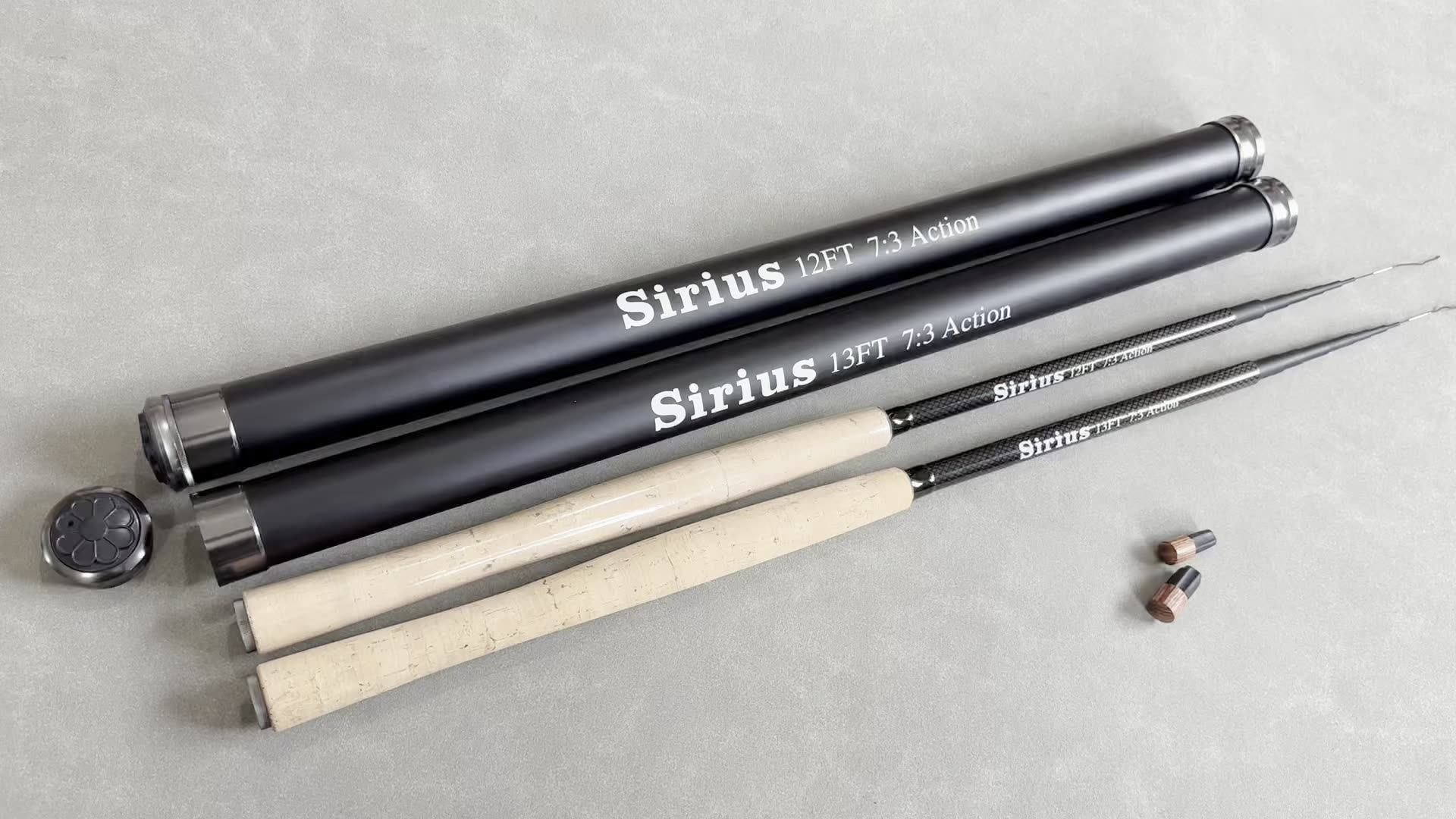 Seehoo Nano Carbon Fiber Tube 9ft 10ft 3wt 5wt Tenkara Spey Fiberglass ...