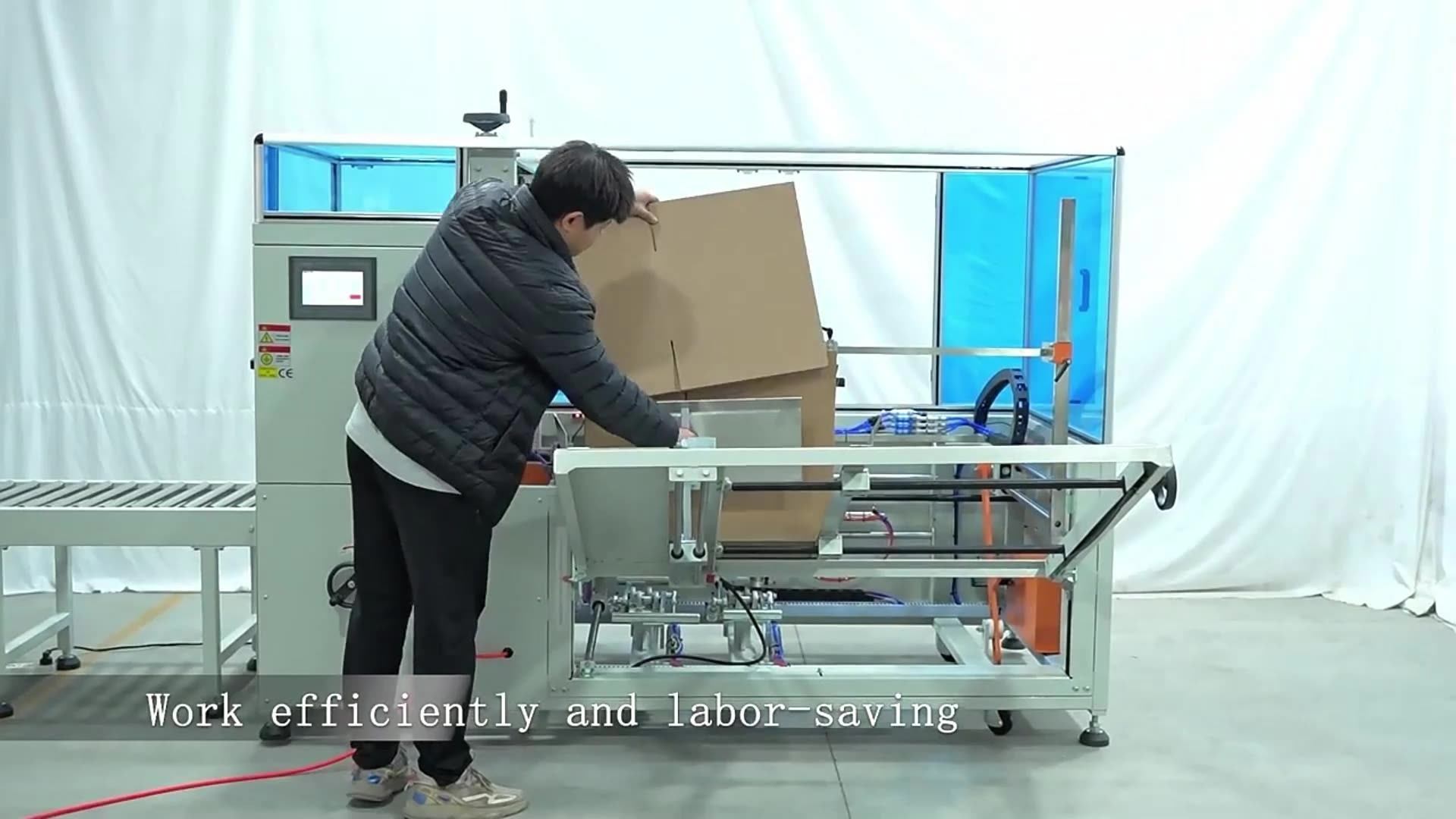 Vertical Carton Form Machinery Automatic Box Unpacking Machine Erector ...