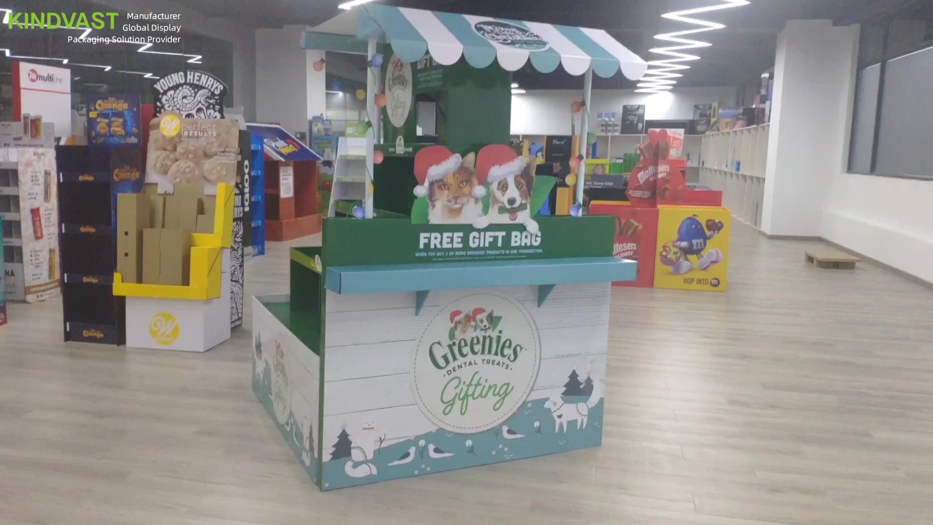 Custom Supermarket Club Half Full Pallet Displays Corrugated Pdq Trays ...