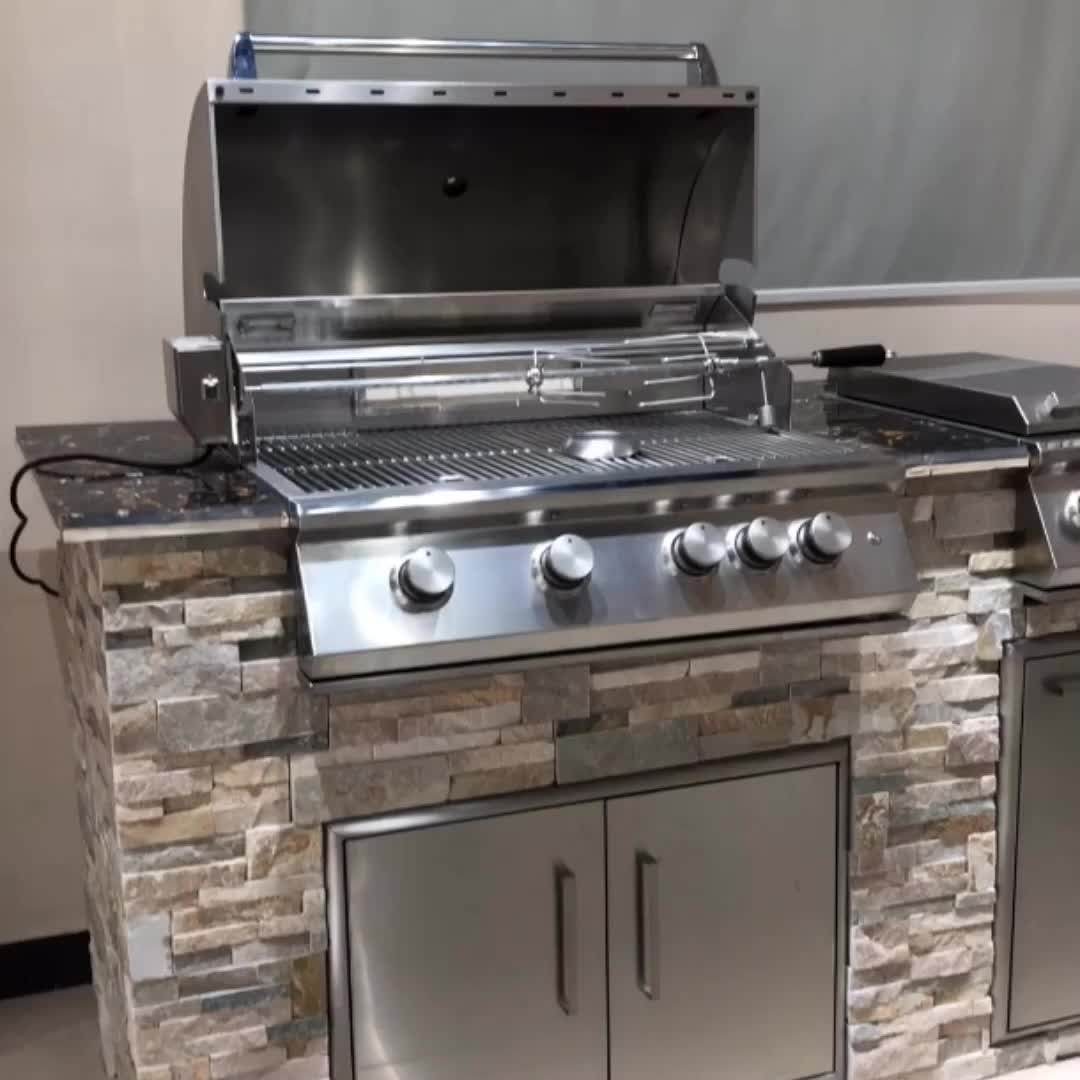 Factory Oem 6 Burner Stainless Steel Built-in Gas Grill - Buy Bbq Gas ...