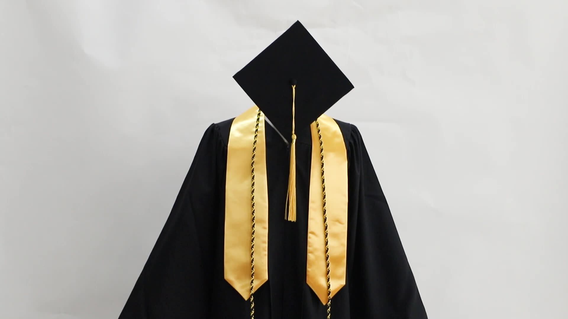High School Graduation Gown Matte Graduation Dress Graduation Robes ...