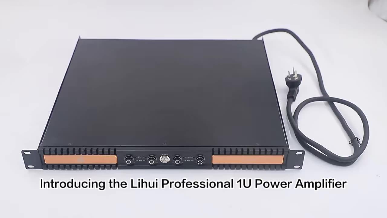 1600w*4 Ch Pro Audio Amplifier 1u Class D Power Amplifier For Theatre ...