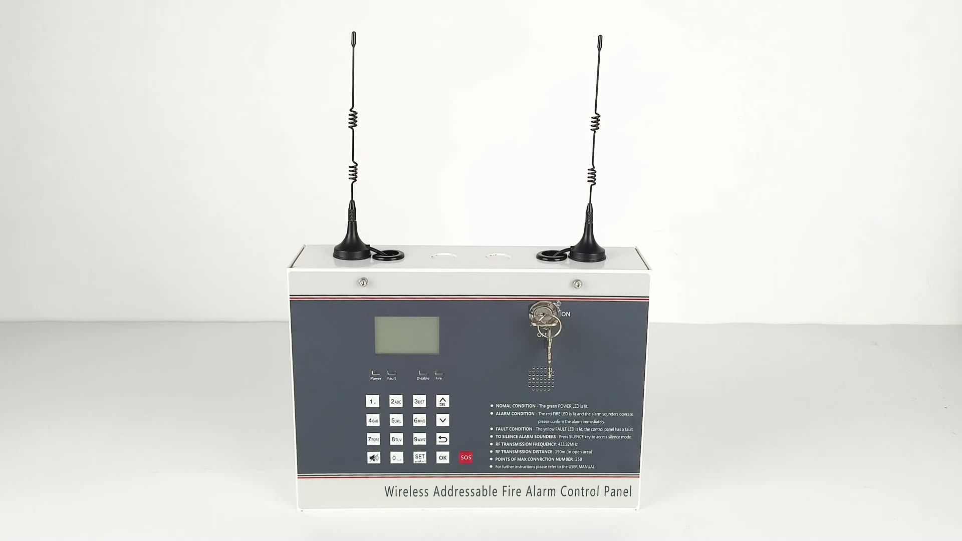 Wireless Addressable Fire Alarm Control Panel Fire Alarm Systems ...