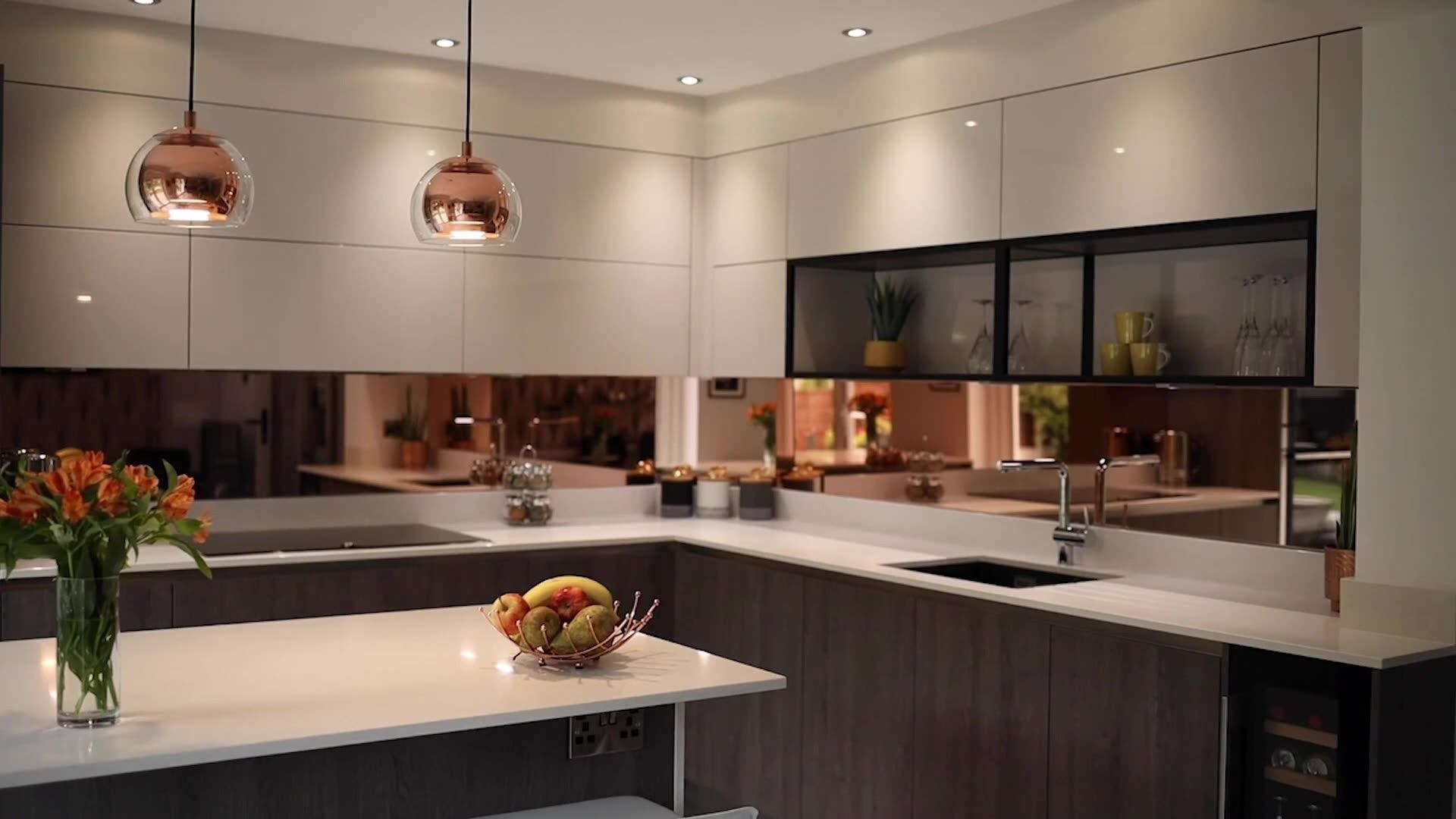 Cuisine Complete Kitchen Solid Wood Design Modern Kitchen Cabinet Made ...