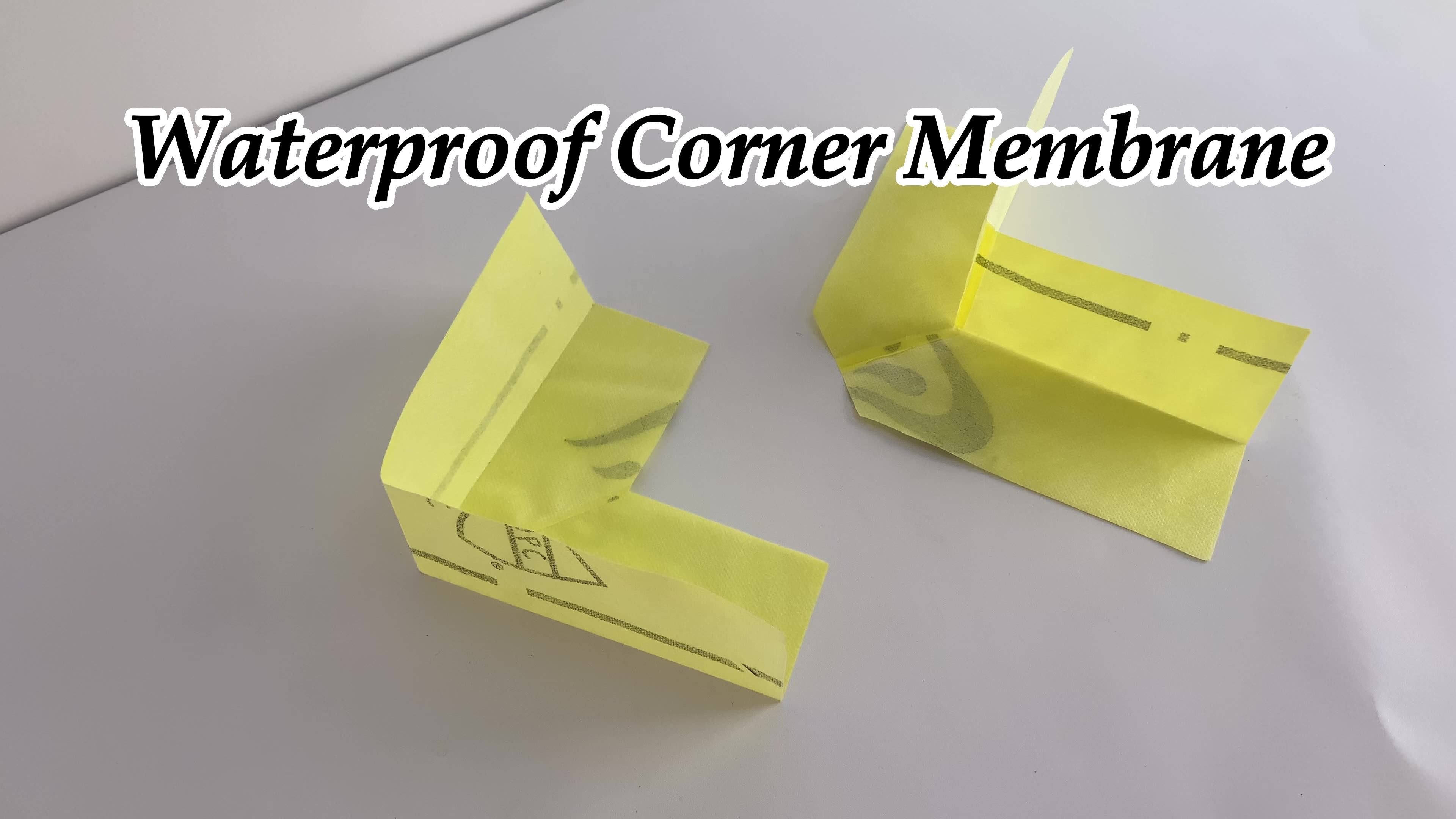 Inside Corner And Outside Corner Pp Material Waterproofing Corner ...