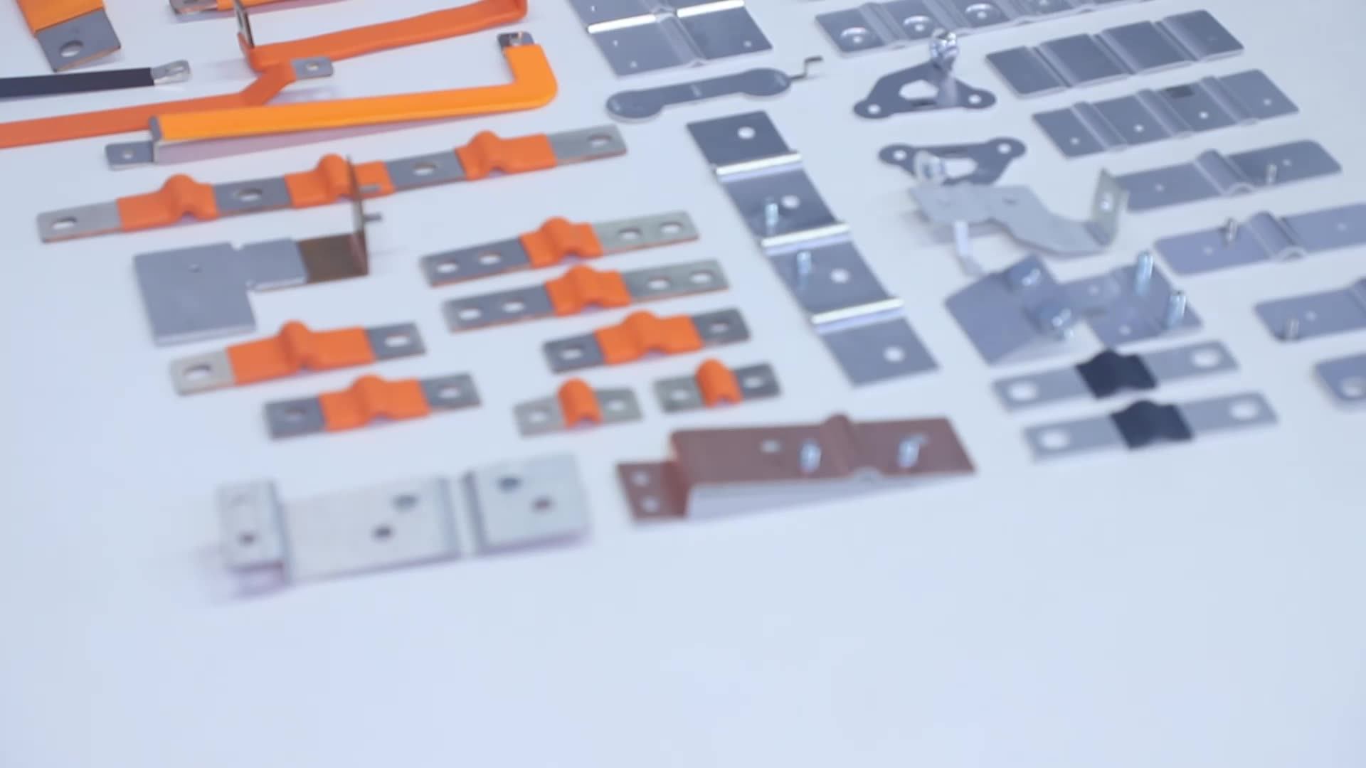 Flexible Copper Busbars Connector With Screw Battery Busbar For 105a ...