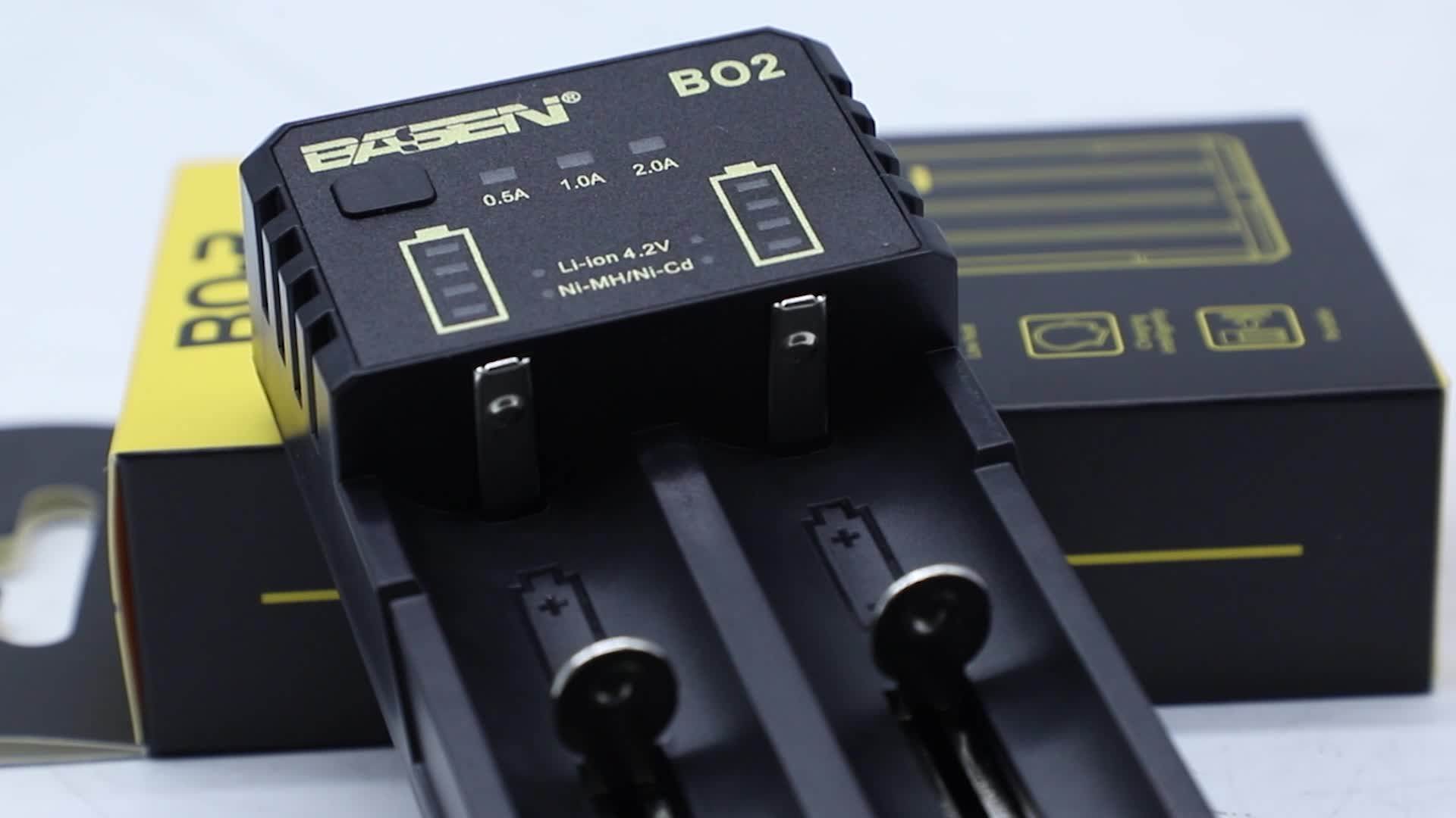 2018 Basen Bd2 2 Slot Lcd 18650 Universal Usb Battery Charger Li ...