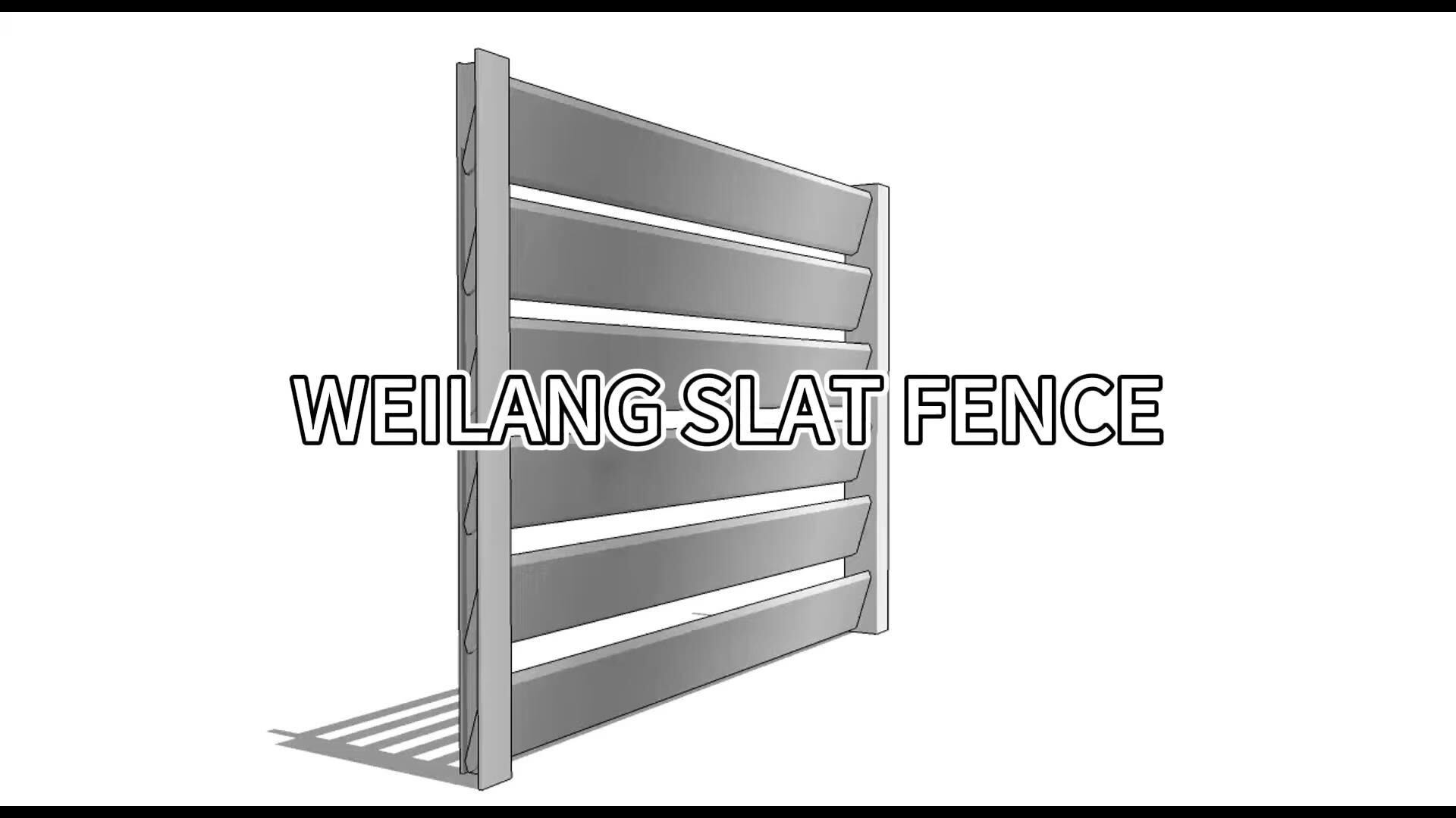 Outdoor Aluminium Garden Fencing Prices Aluminium Post Slat Fence ...