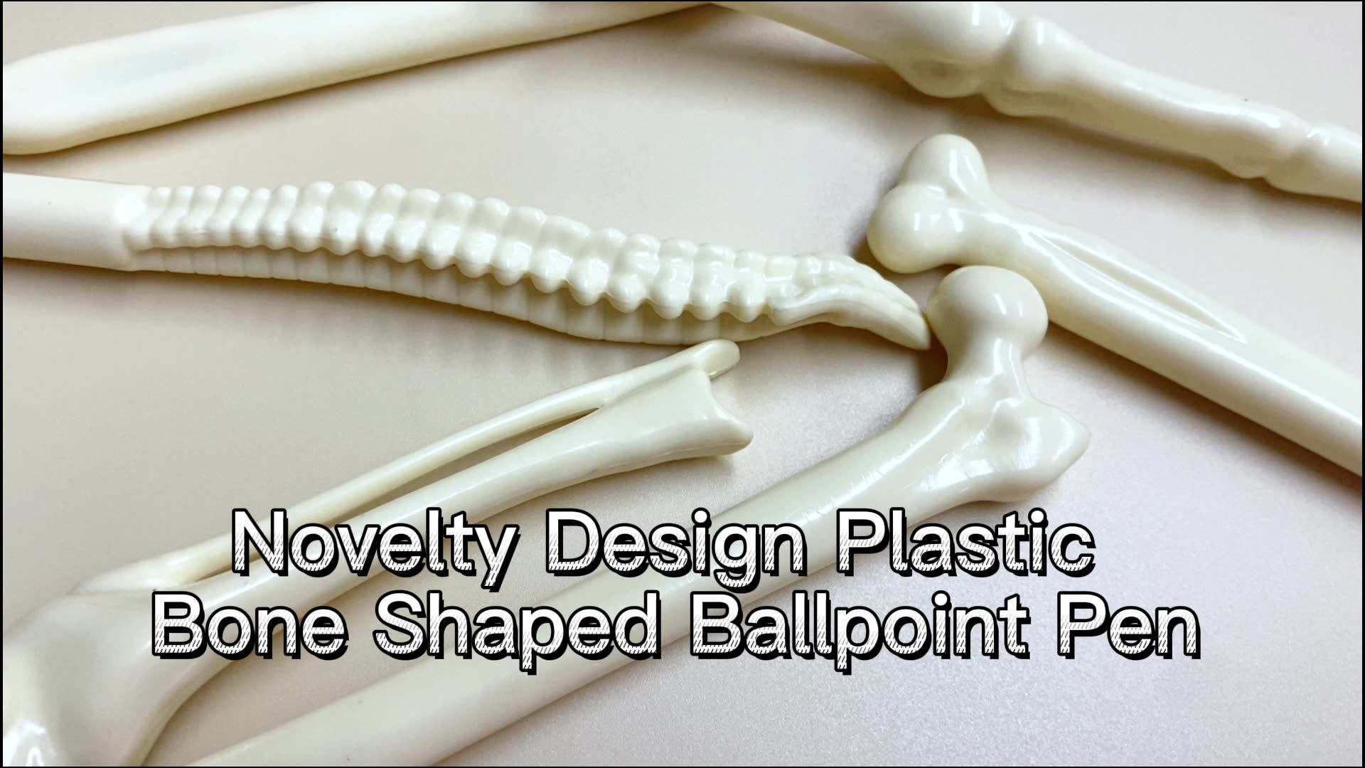 Novelty Design Plastic Skeleton Bone Shaped Pen With Custom Logo - Buy ...