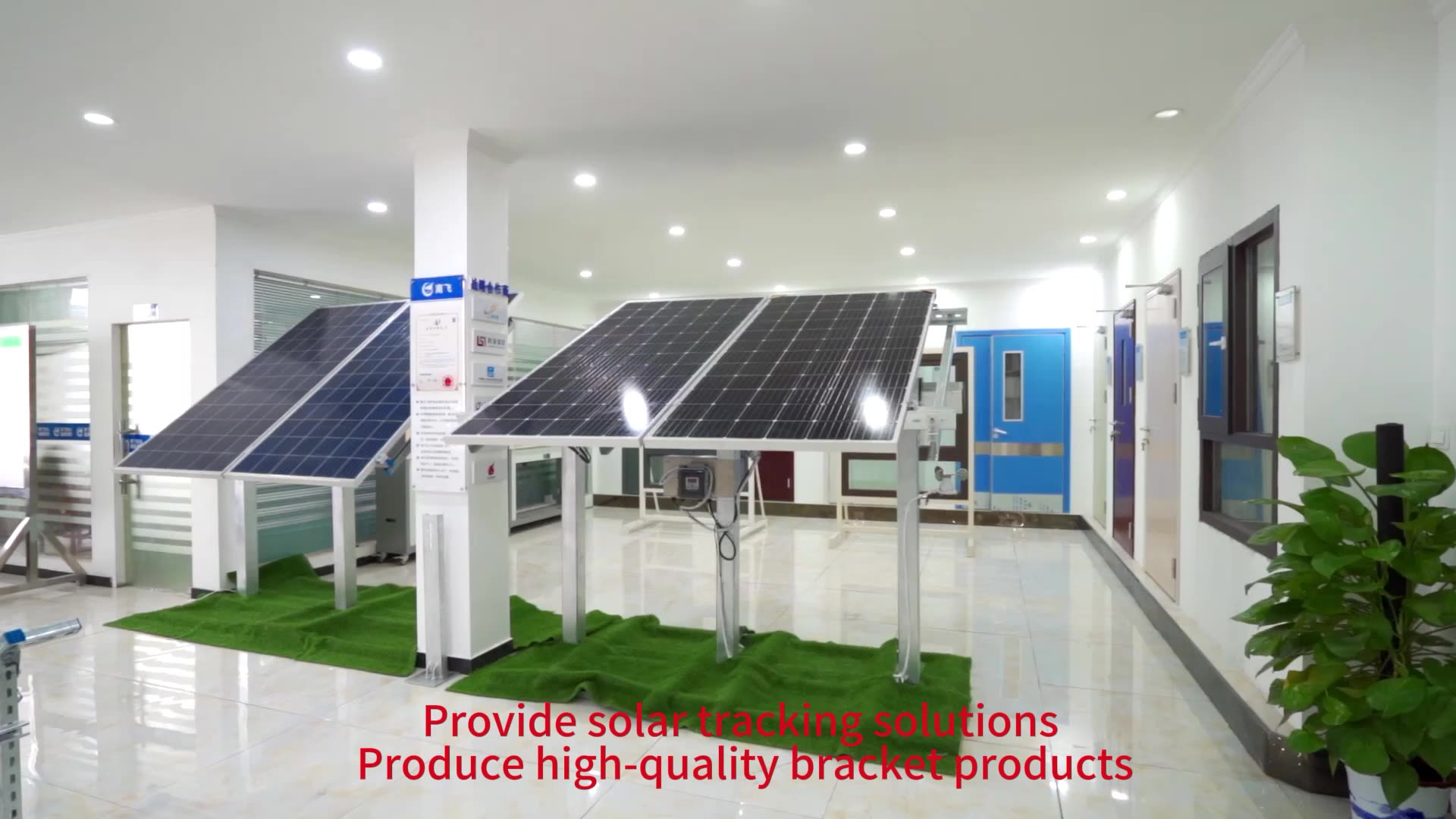 Single Axis Intelligent Solar Tracking System One Axis Solar Tracker ...