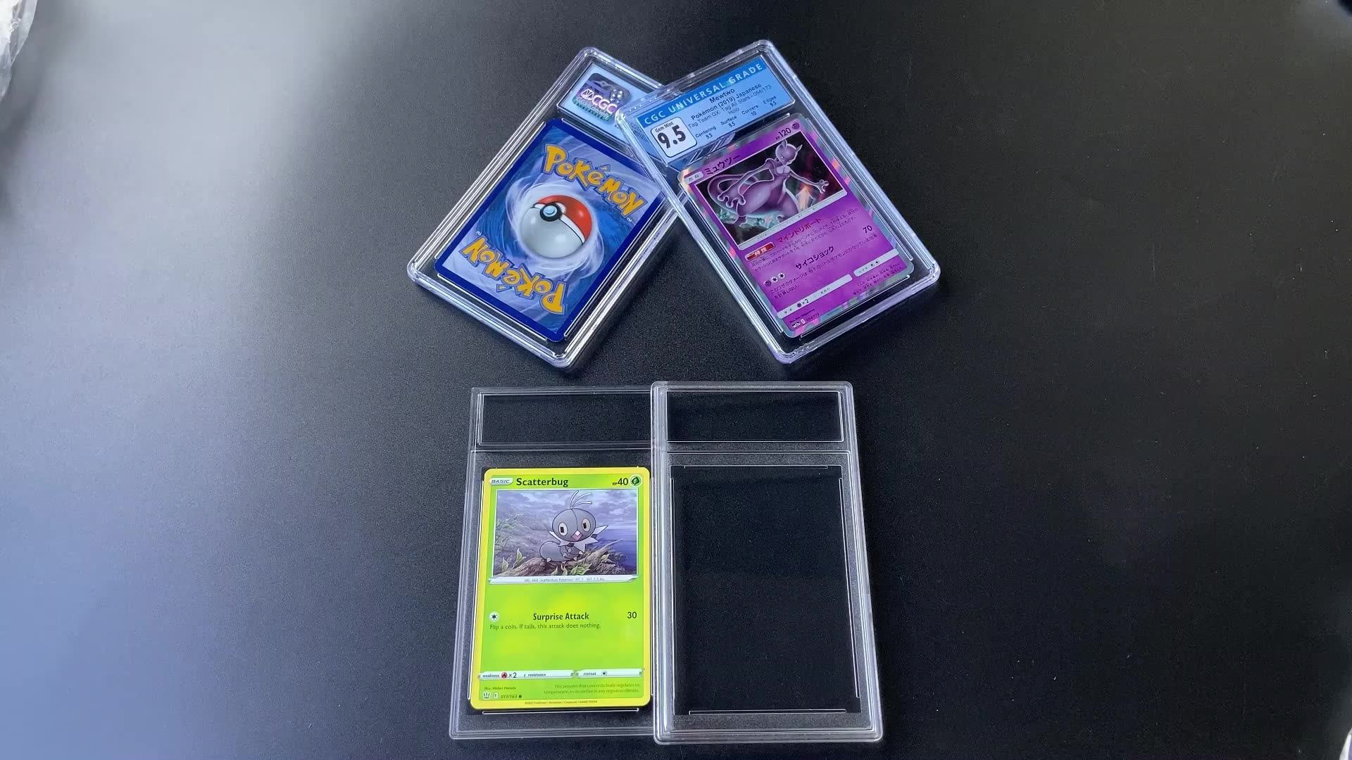 High Transparency Yujioh Card Slabs Anti Uv Acrylic Card Case ...