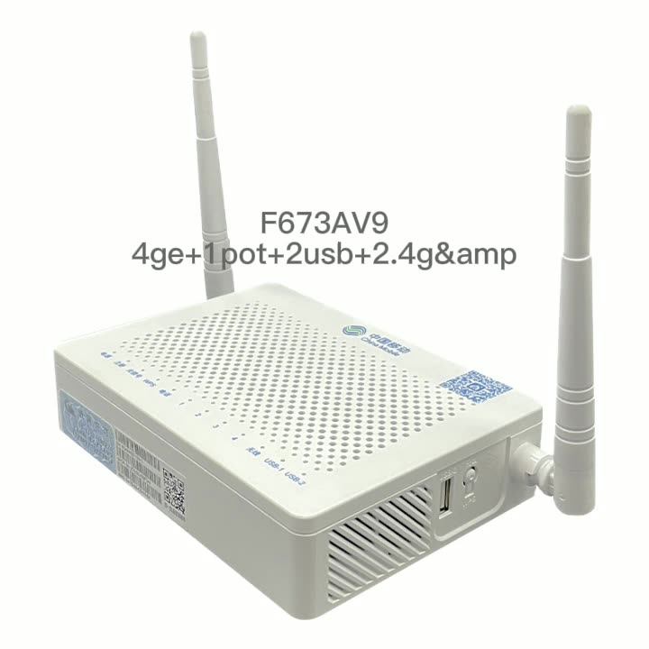 Zte F673av9 Gpon Onu Epon Onu 4ge + 1pot + Wifi + 2,4g Y 5g Banda Dual ...