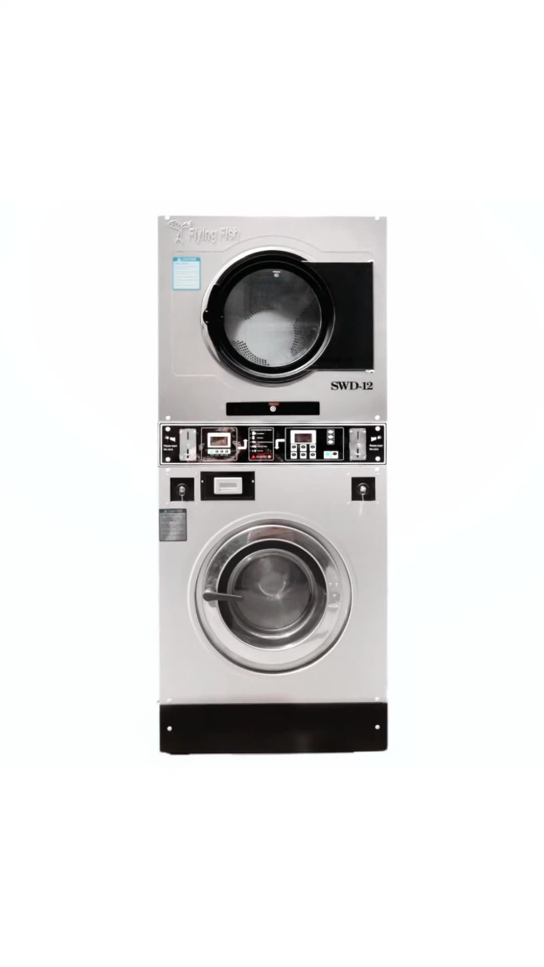 12kg To 20kg Commercial Coin Laundry Equipment Vending Laundry Washing ...