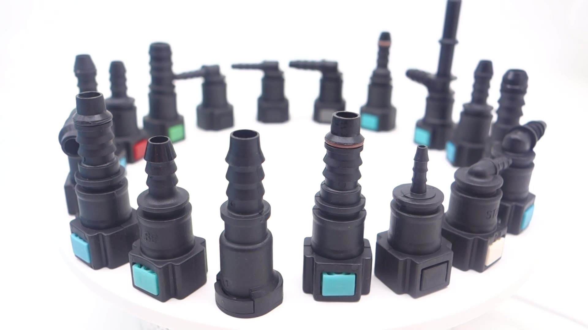 Sae J2044 Fuel Line Quick Connector Id 6.3mm To 17.5mm 180 Degree To Connect Rubber Hose Or ...