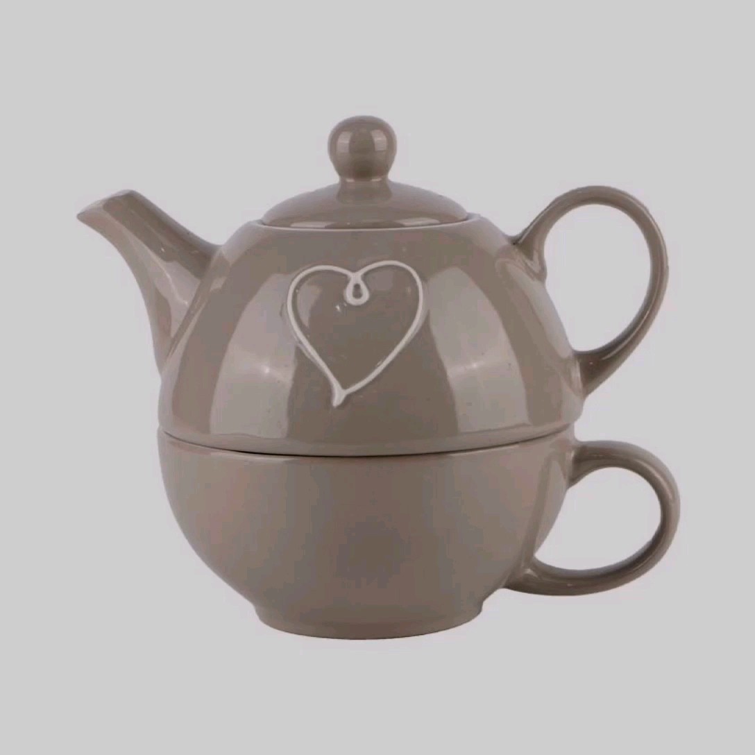 Custom Ceramic Tea For One Set Porcelain Teapot With Cup Single Used ...