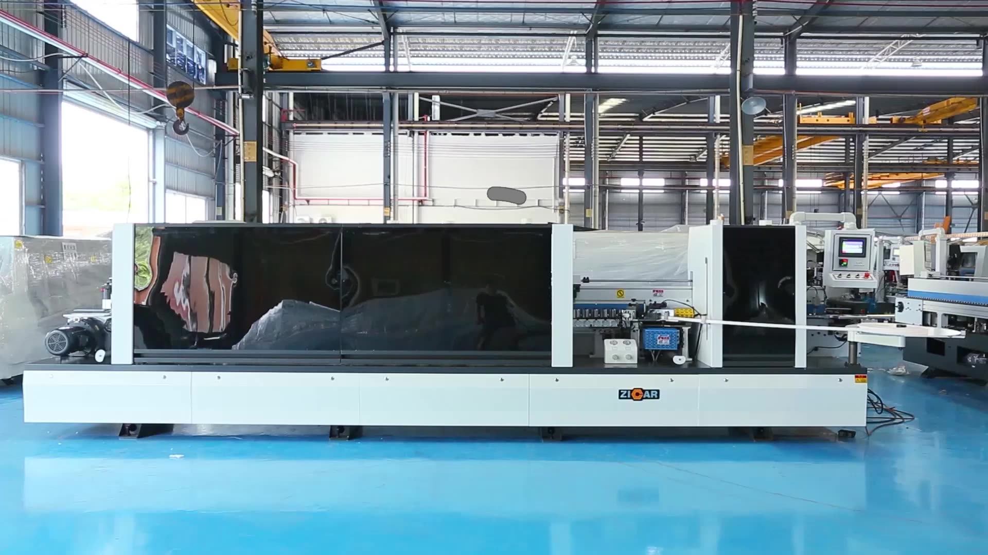 Zicar Melamine Pvc Plywood Panel Edge Bander Cabinet Door Production ...