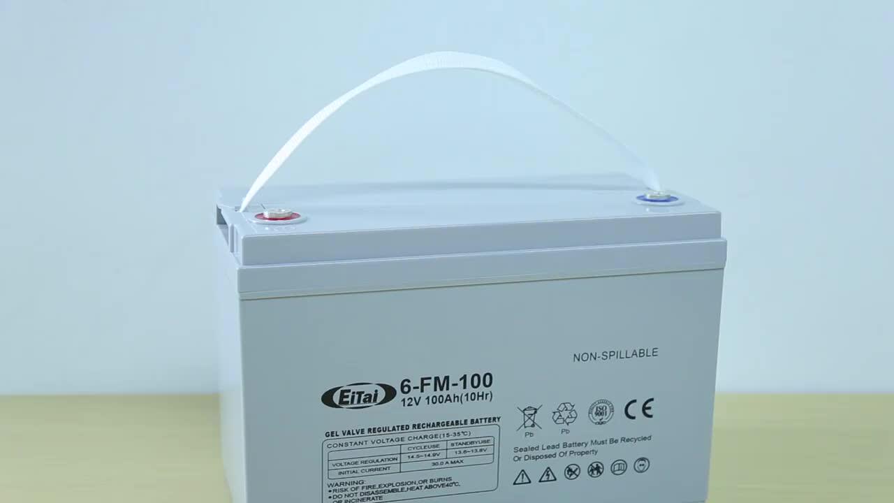 Xb-012 Eitai 200ah Solar Battery Gel Lead Acid Battery 12v 100ah 150ah ...