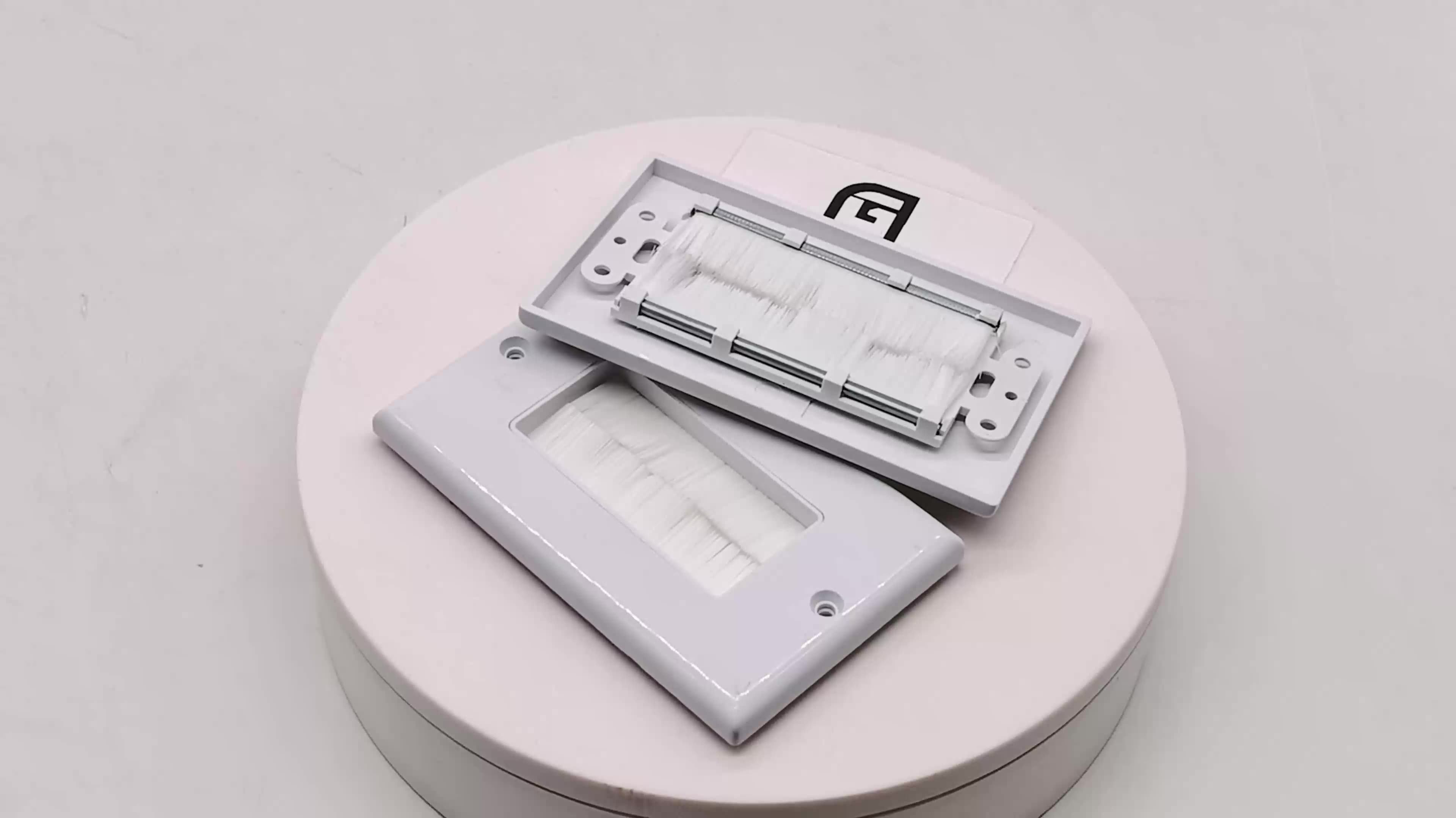 Gcabling 2 Port Face Plate Modular Jack Face Plate Data Faceplate ...